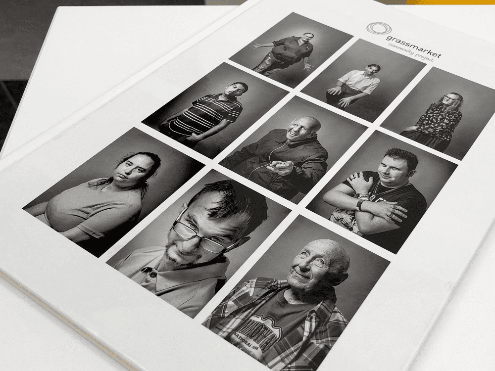 Ewan Barry our photographer at Grassmarket Community Project