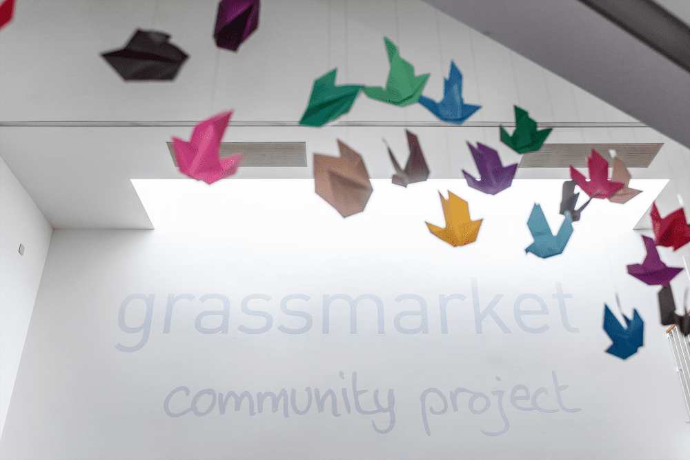 Ewan Barry our photographer at Grassmarket Community Project